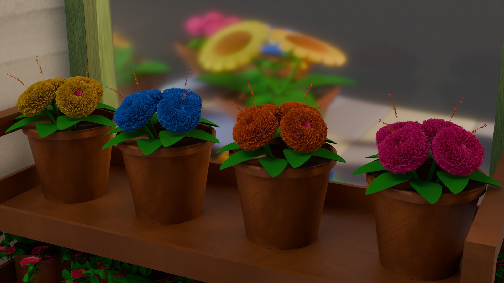 3D Flower Shop - TurboSquid 2288682