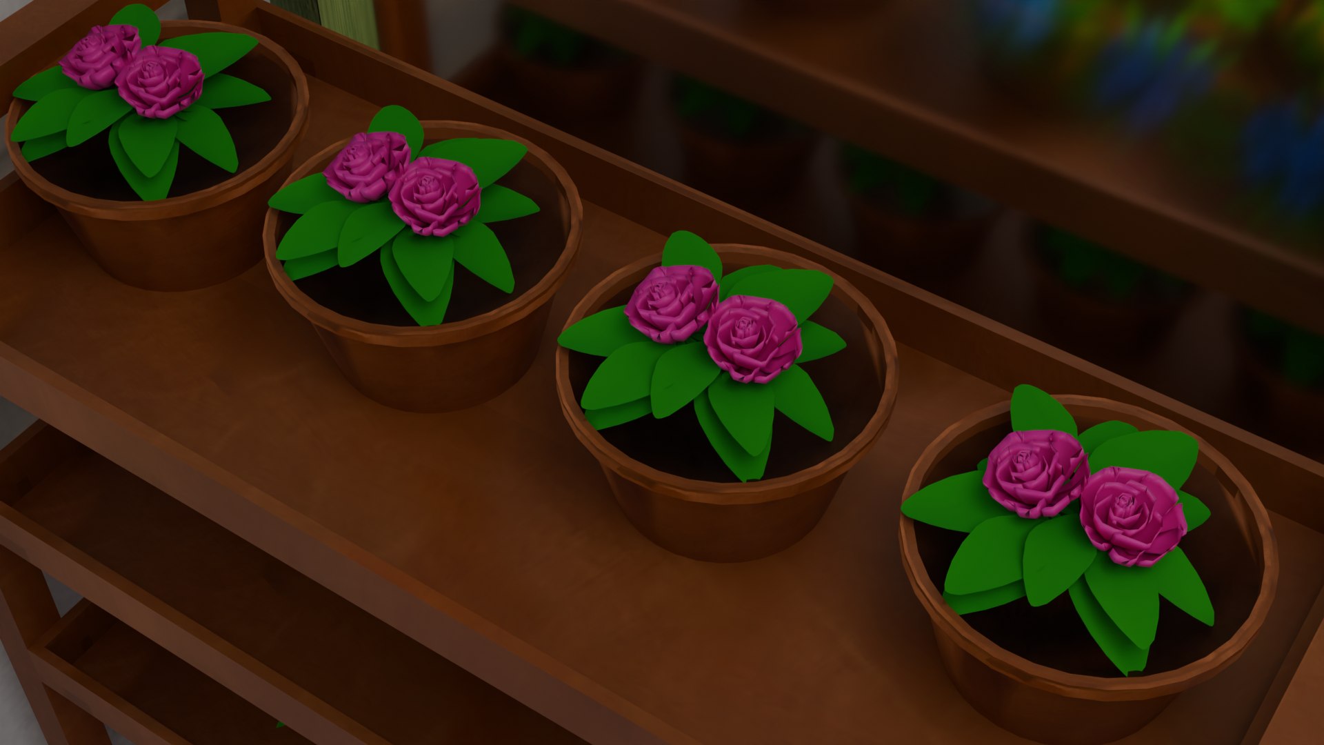 3D Flower Shop - TurboSquid 2288682