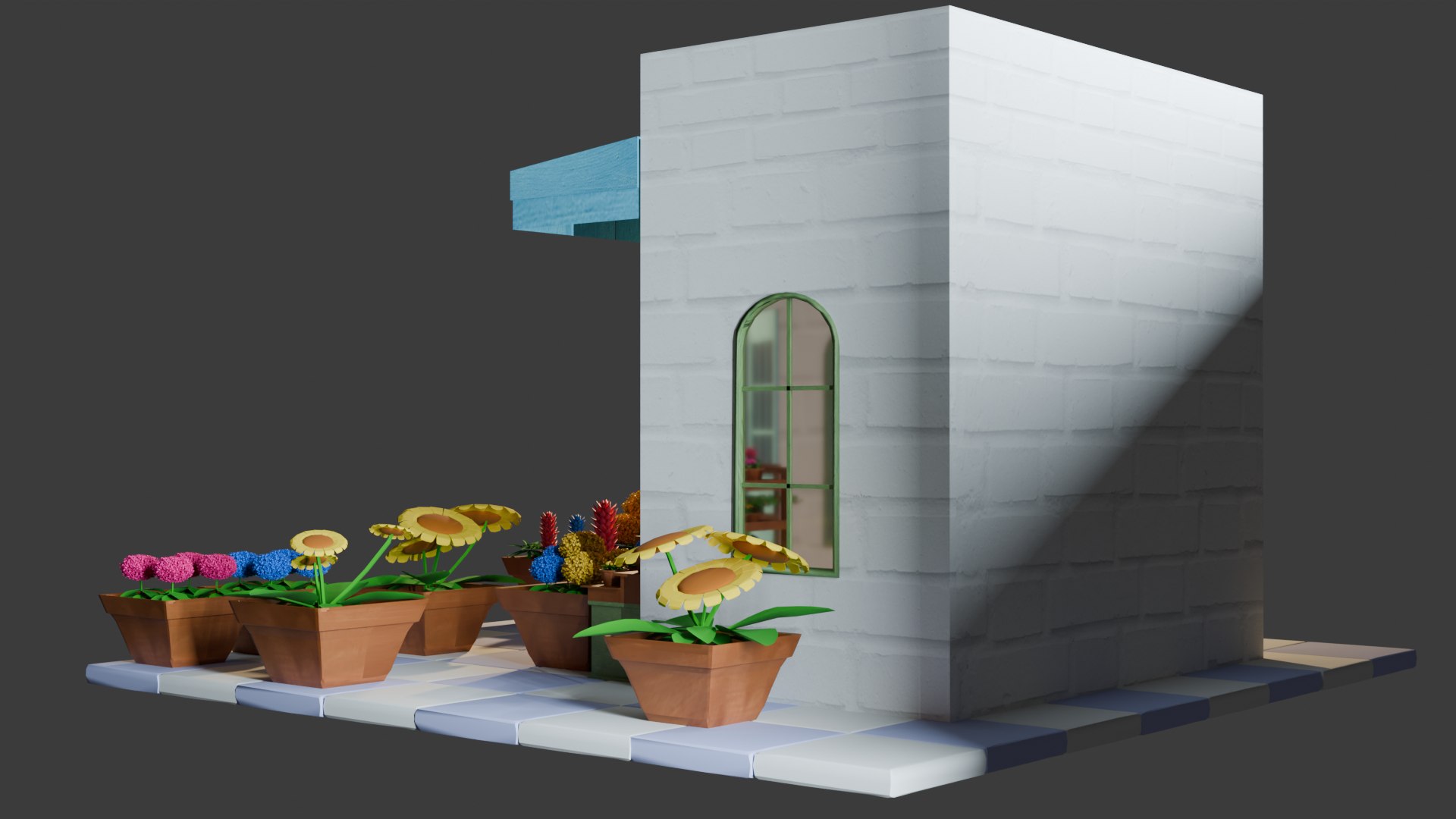 3D Flower Shop - TurboSquid 2288682