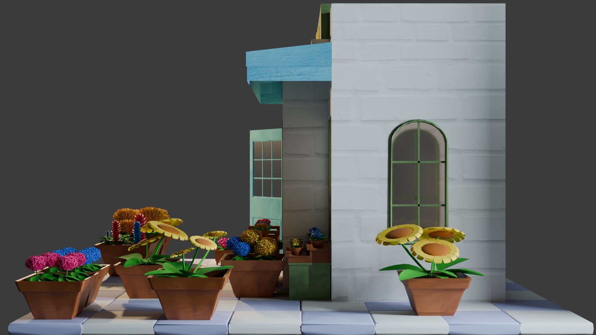 3D Flower Shop - TurboSquid 2288682
