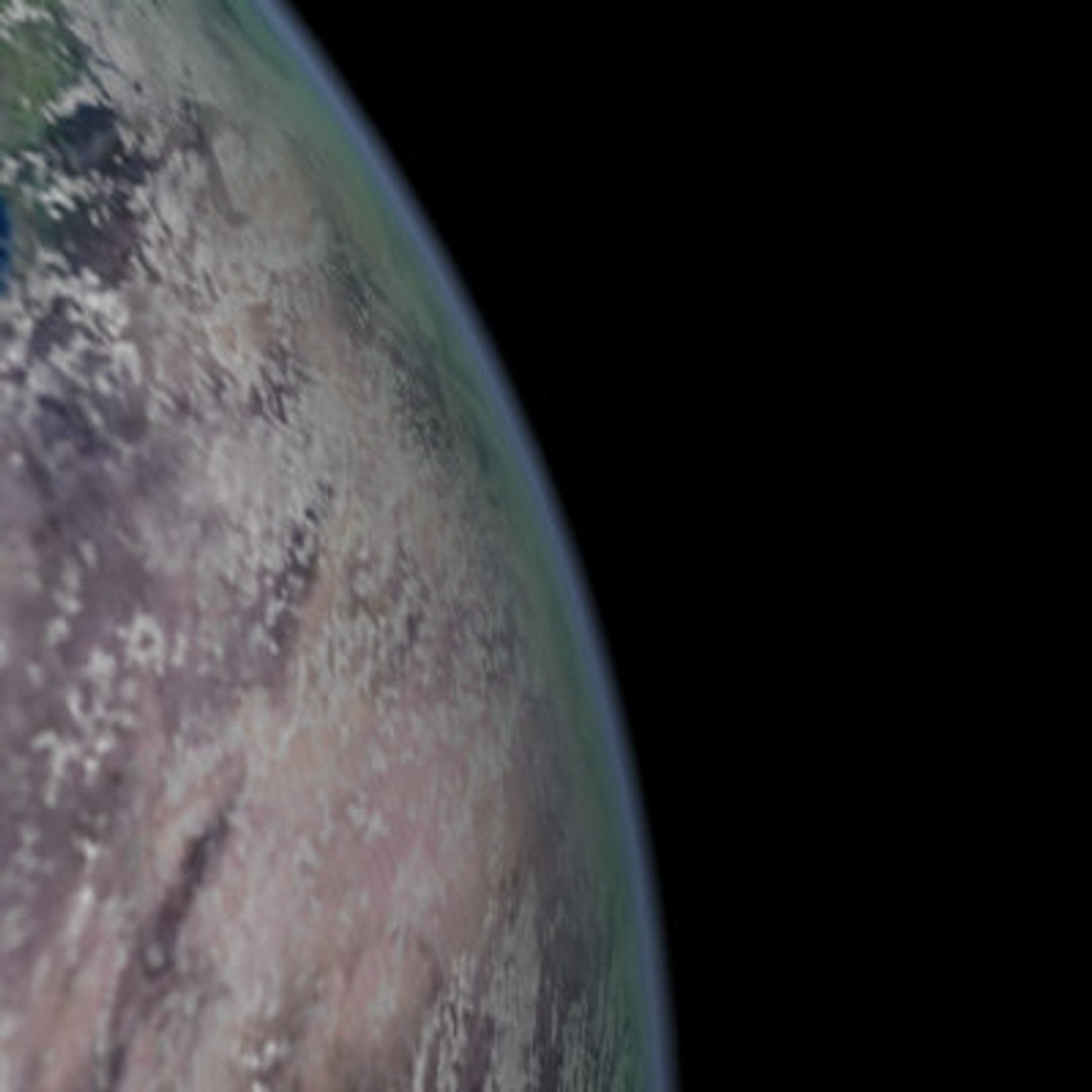 3d Semi-realistic Earth Realistically