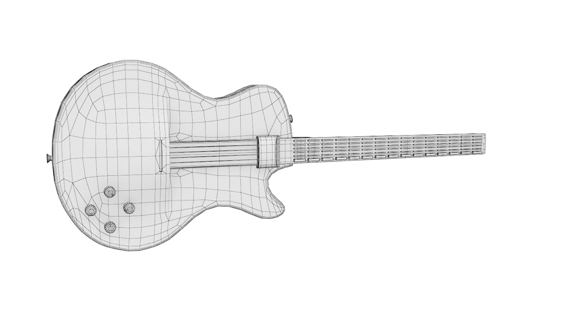 Musical Instruments 4 In1 3D Model - TurboSquid 2374432