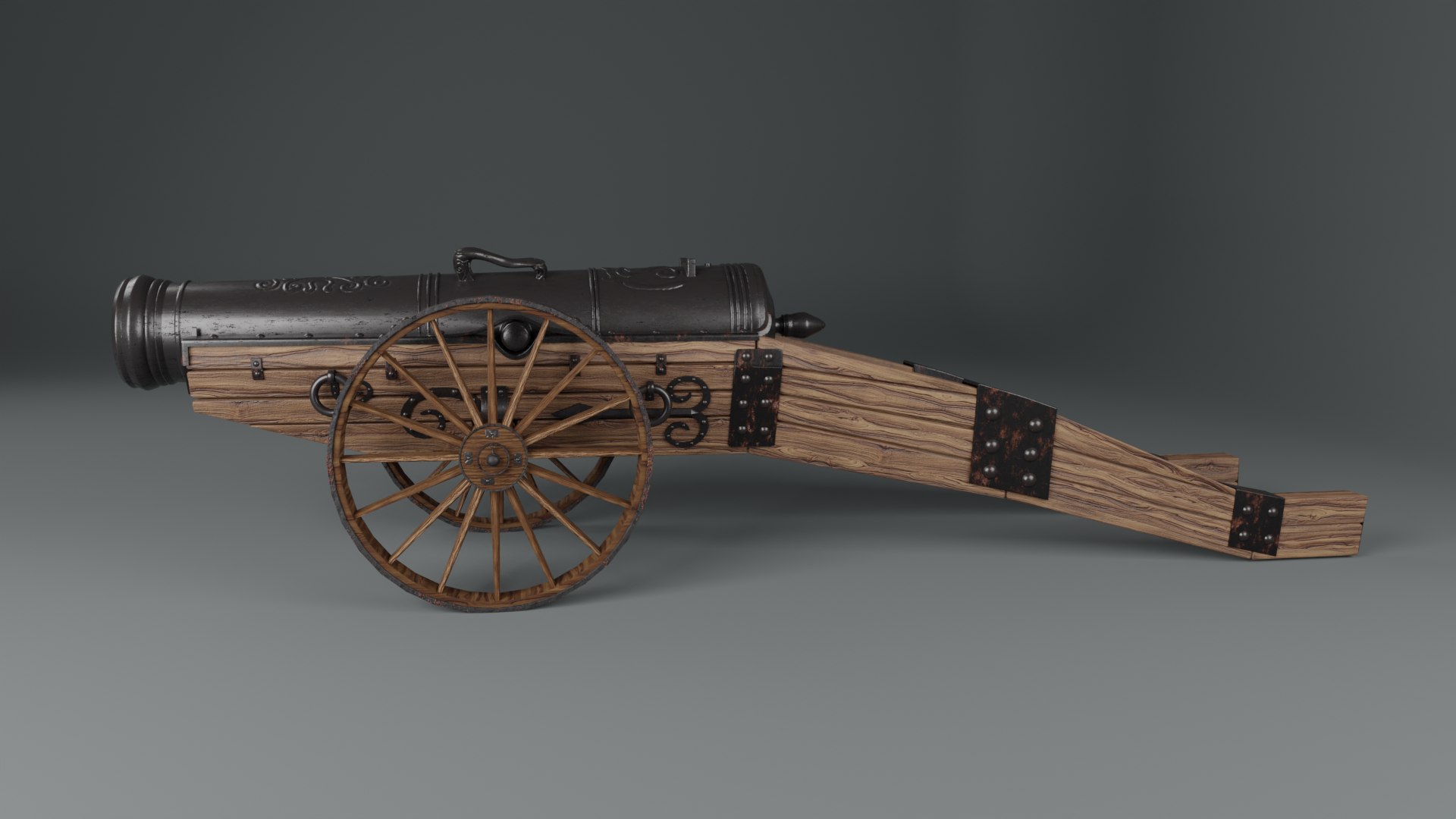 Medieval Cannon 3D Model 3D Model - TurboSquid 2143486