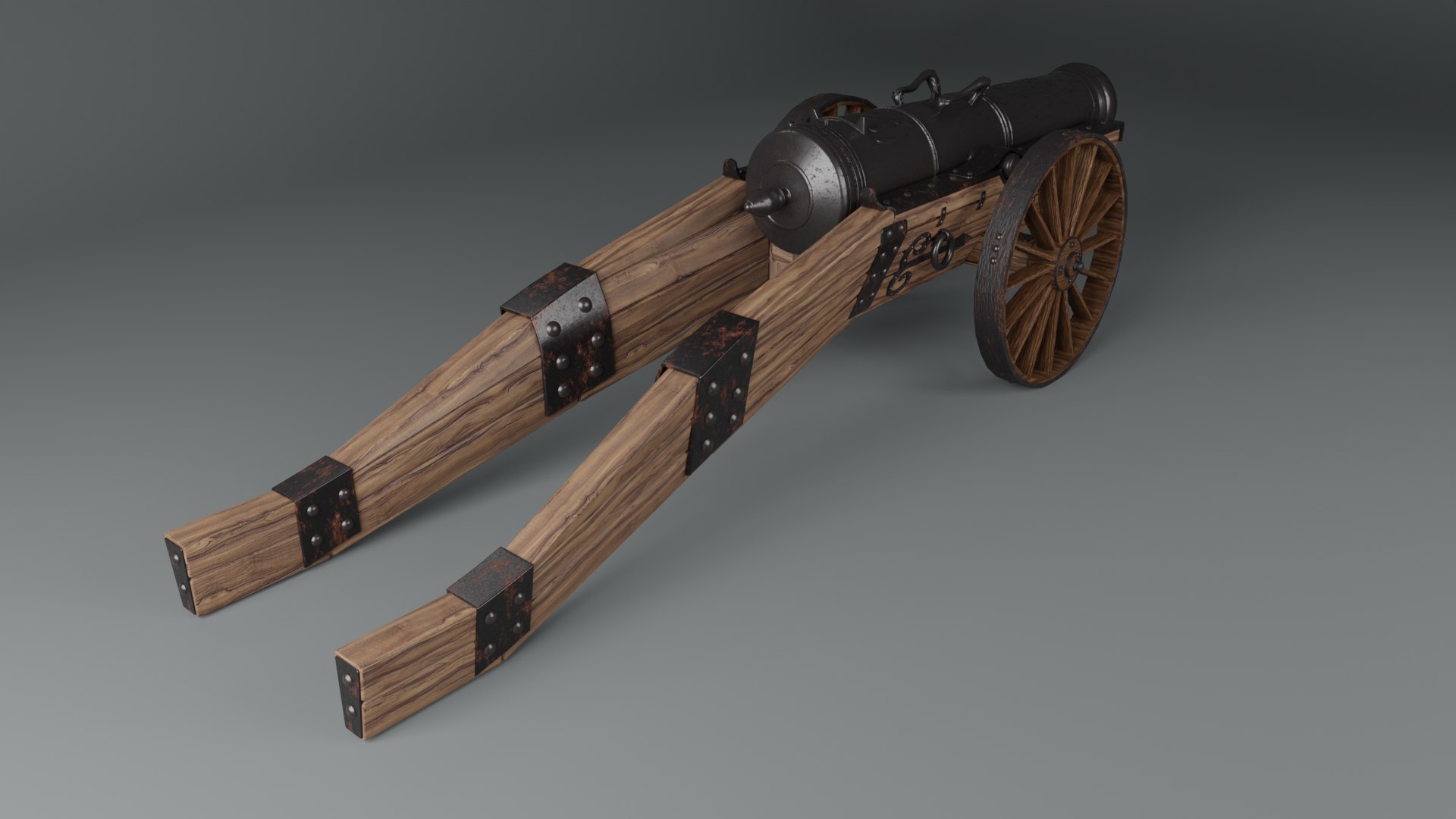 Medieval Cannon 3D Model 3D Model - TurboSquid 2143486