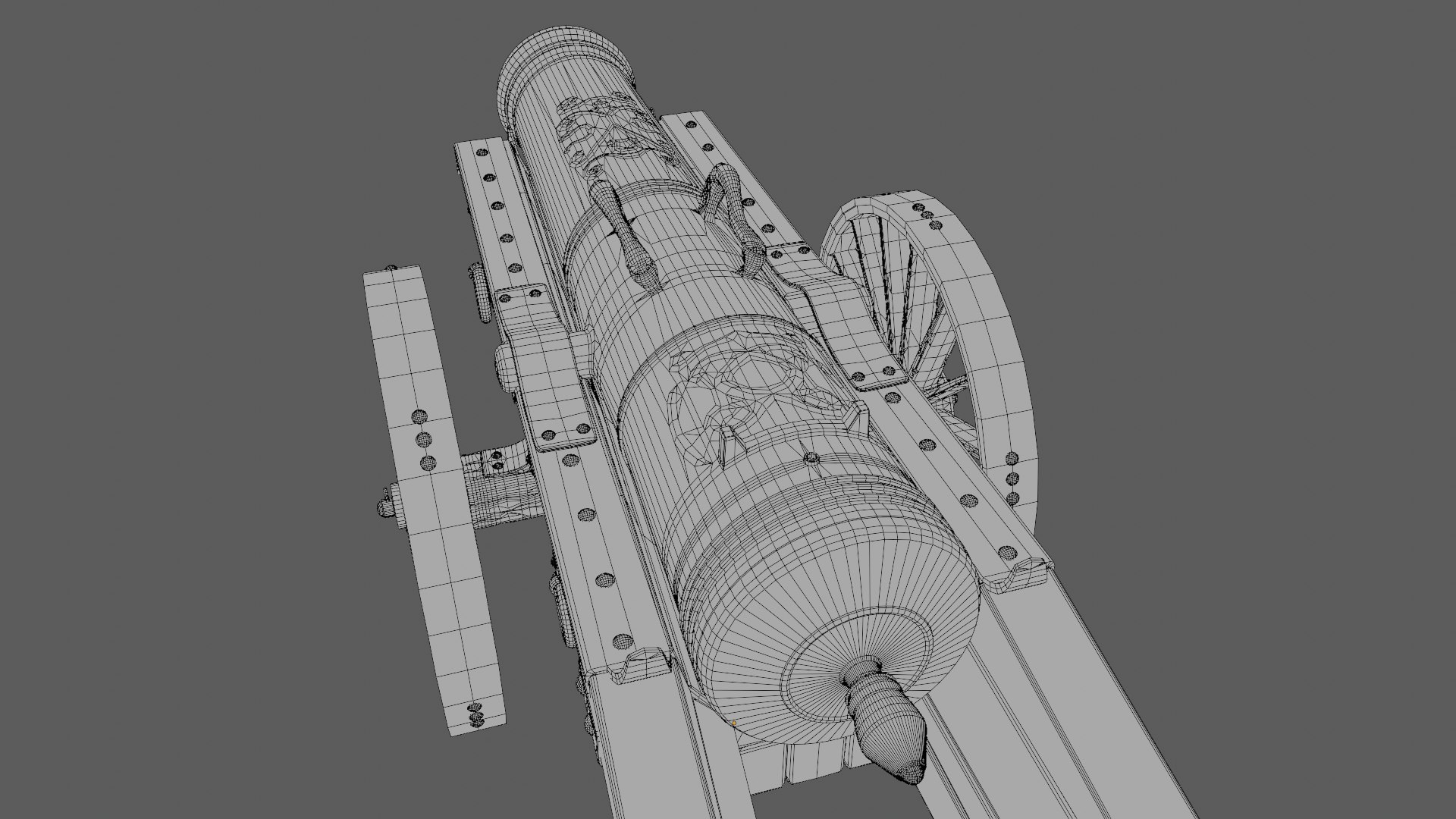 Medieval Cannon 3D Model 3D Model - TurboSquid 2143486