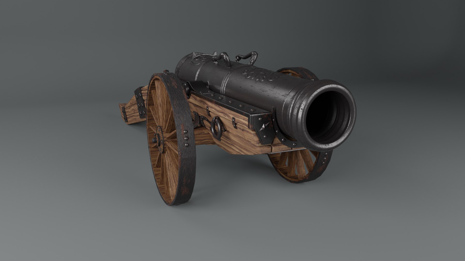 Medieval Cannon 3D Model 3D Model - TurboSquid 2143486