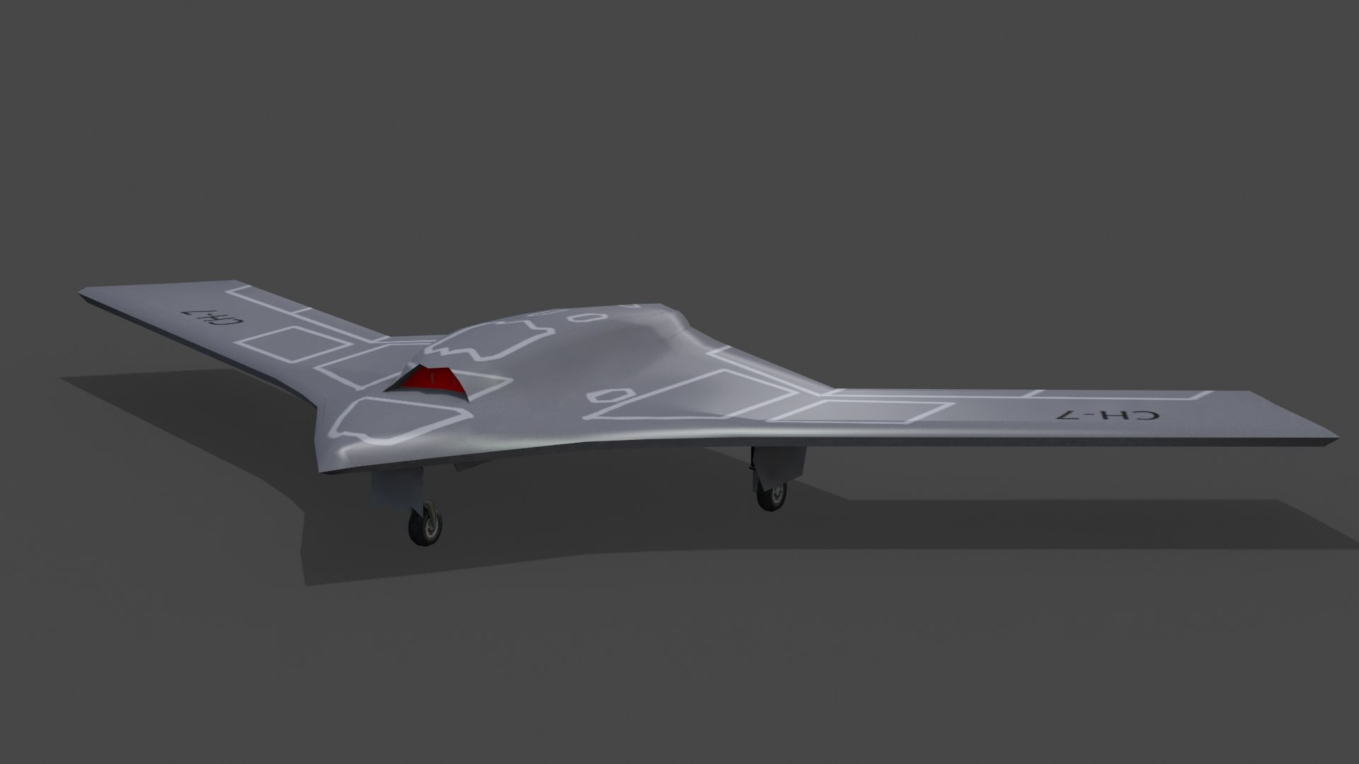 3D Chinese CH7 Rainbow 7 UAV Drone - TurboSquid 2012362