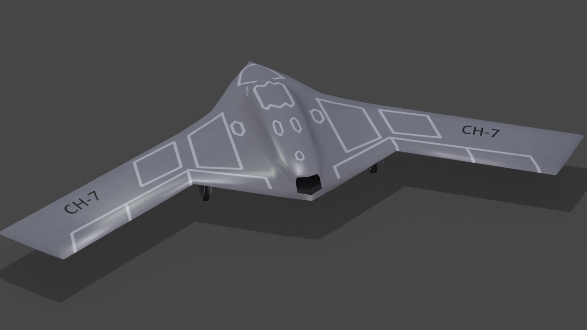 3D Chinese CH7 Rainbow 7 UAV Drone - TurboSquid 2012362