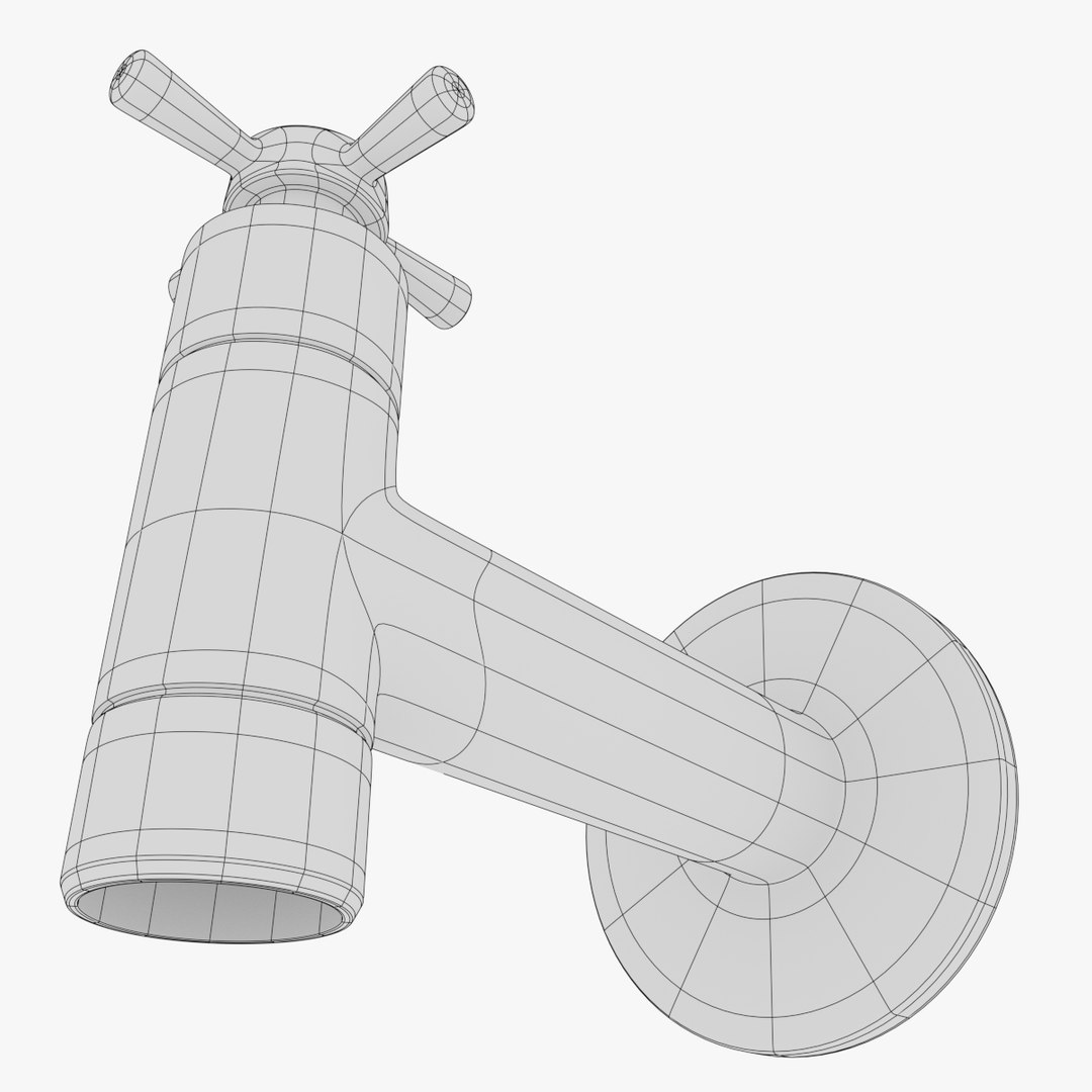 3d Water Tap Model