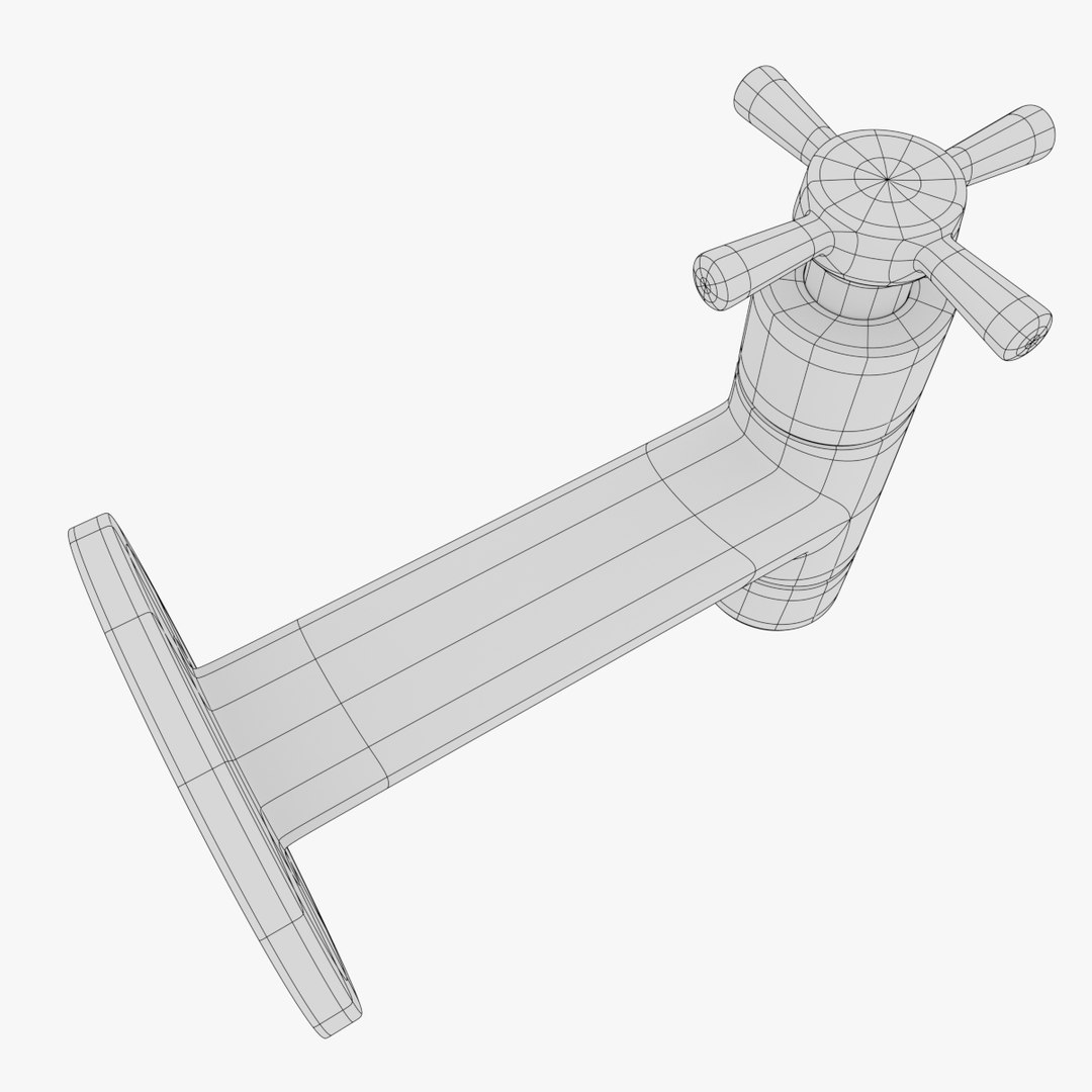 3d Water Tap Model