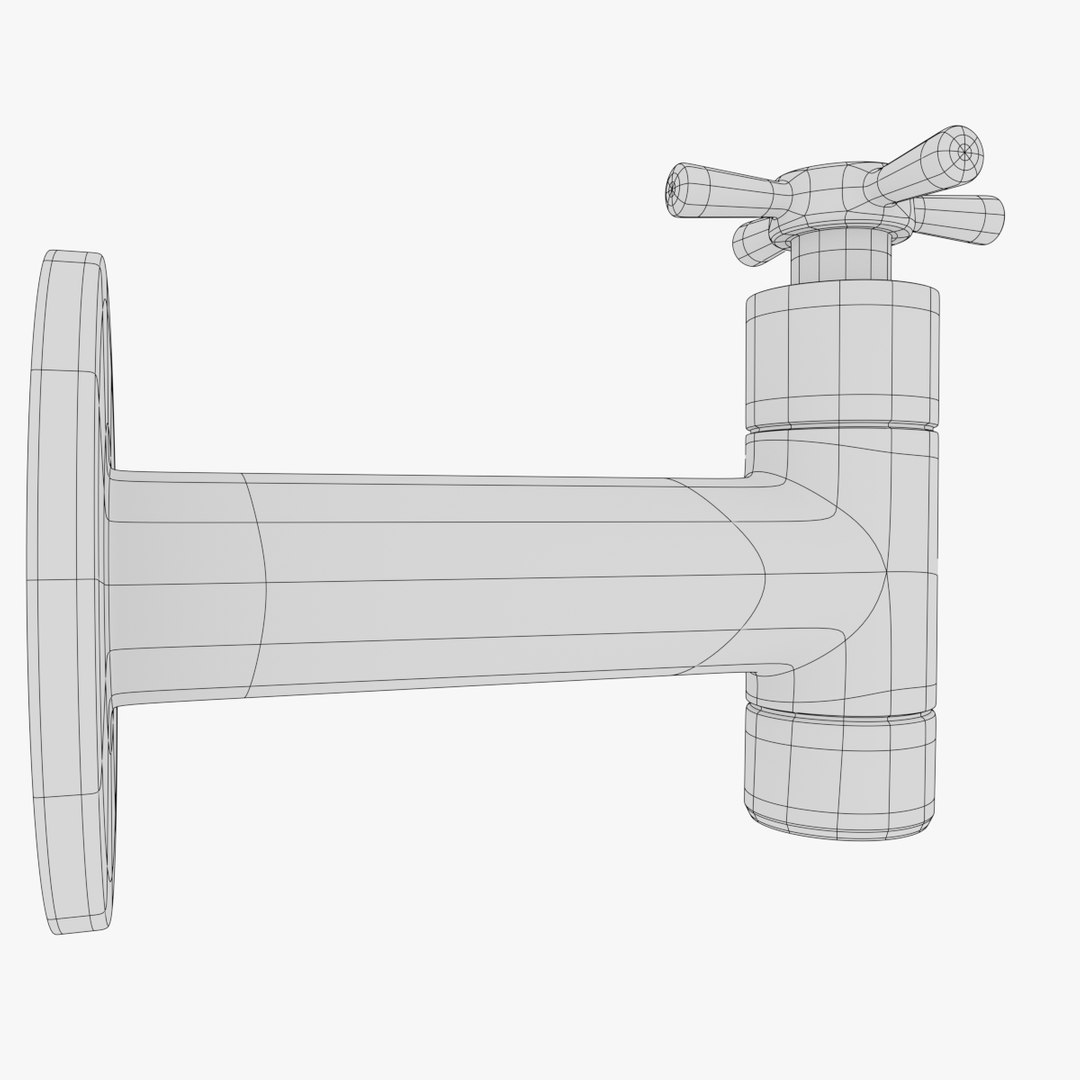 3d Water Tap Model