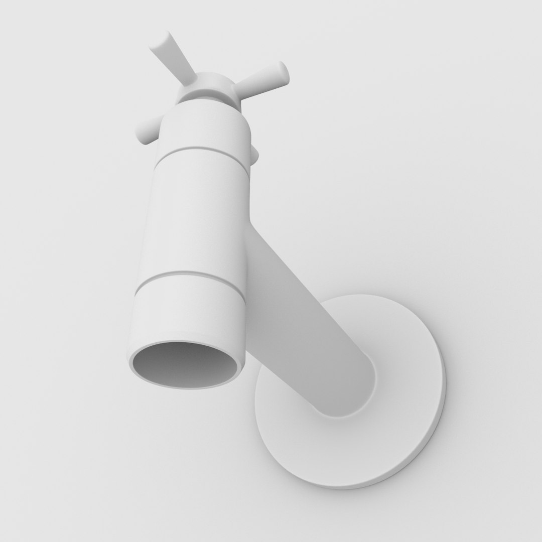 3d Water Tap Model
