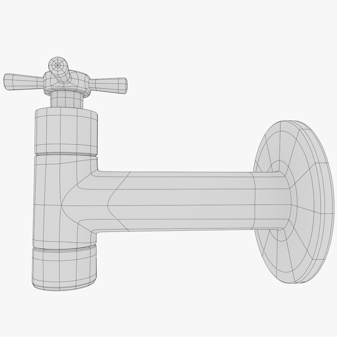 3d Water Tap Model
