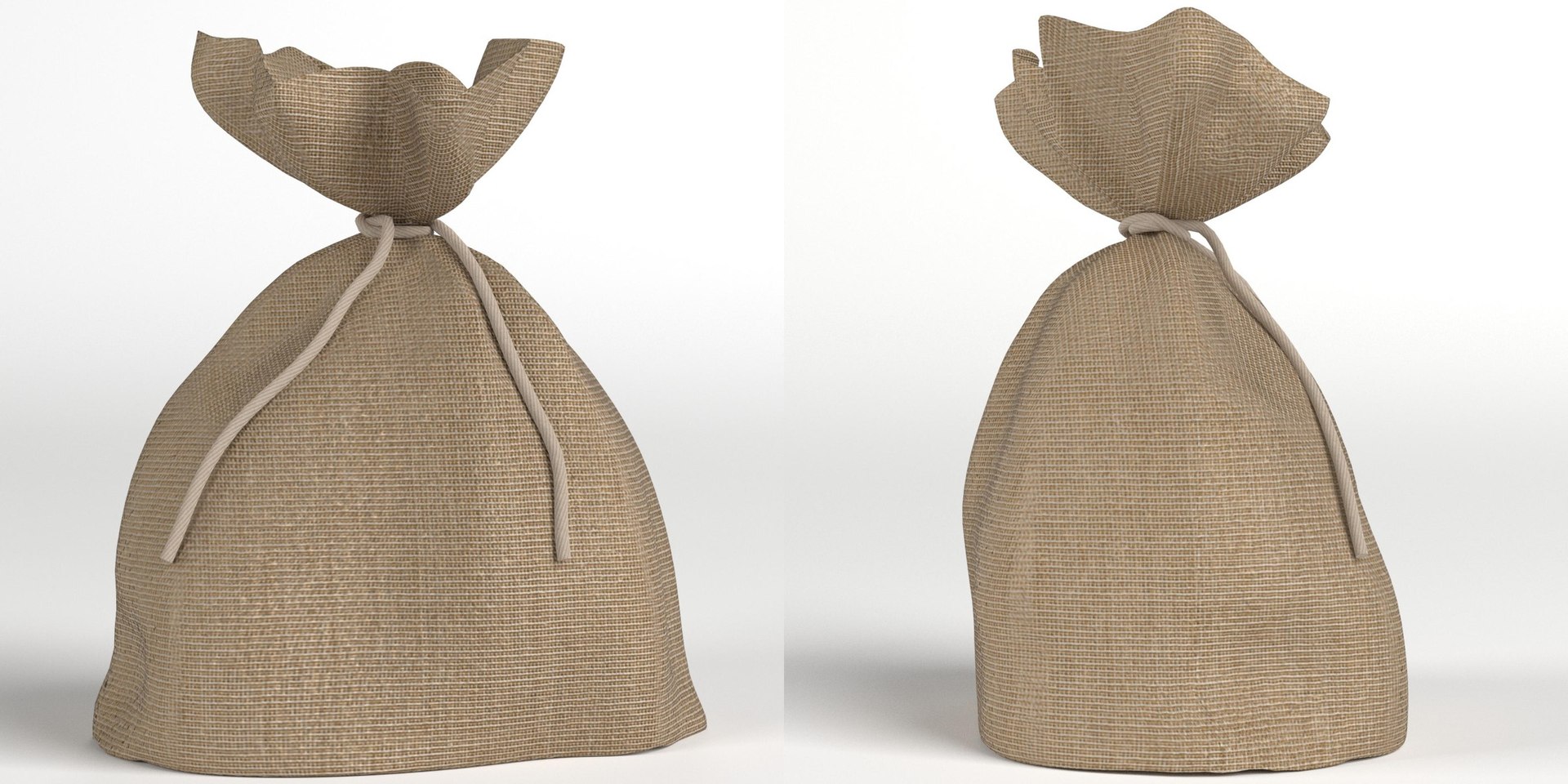 3D Model Jute Sack - TurboSquid 1402017
