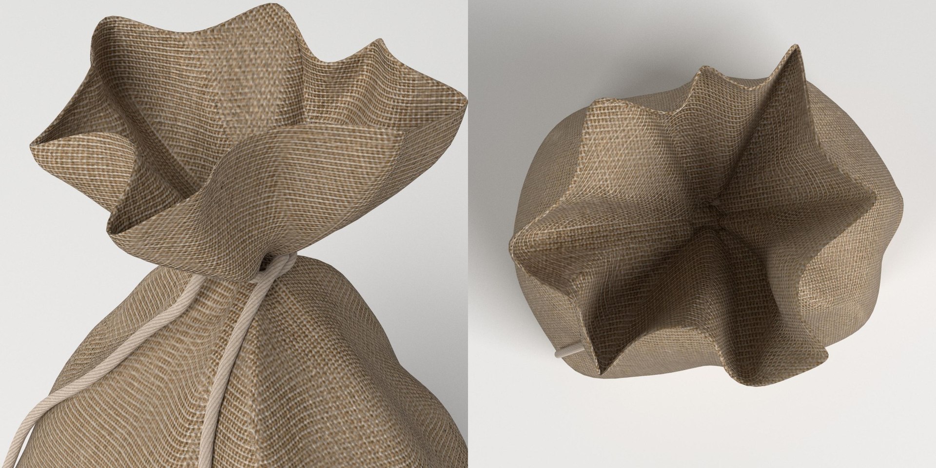 3D Model Jute Sack - TurboSquid 1402017