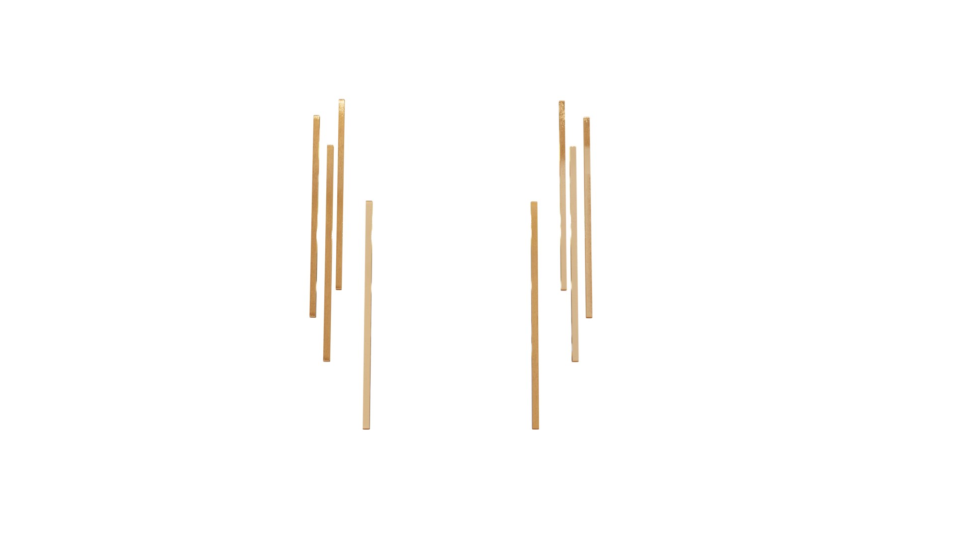 Golden Sticks For Environment Decoration 3D Model - TurboSquid 1817002