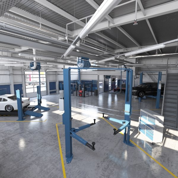 Mechanic Shop 3D Models for Download | TurboSquid