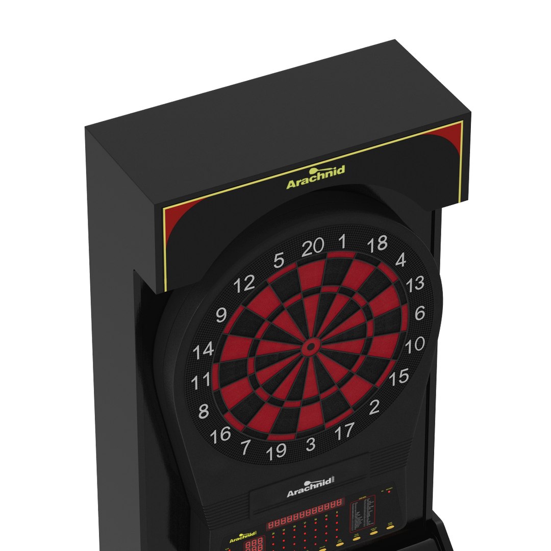 electronic dartboard machine 3d model