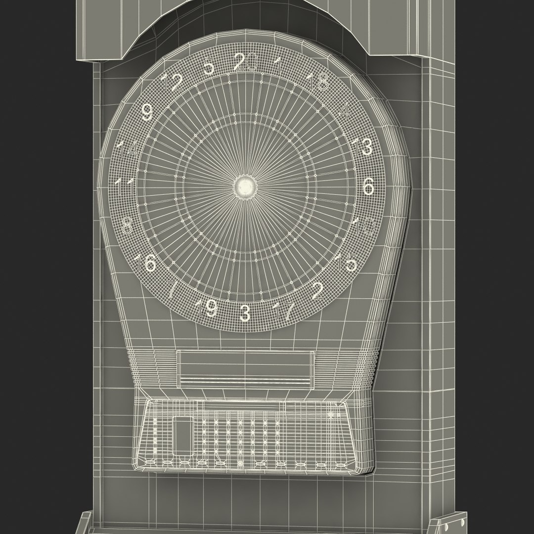 electronic dartboard machine 3d model