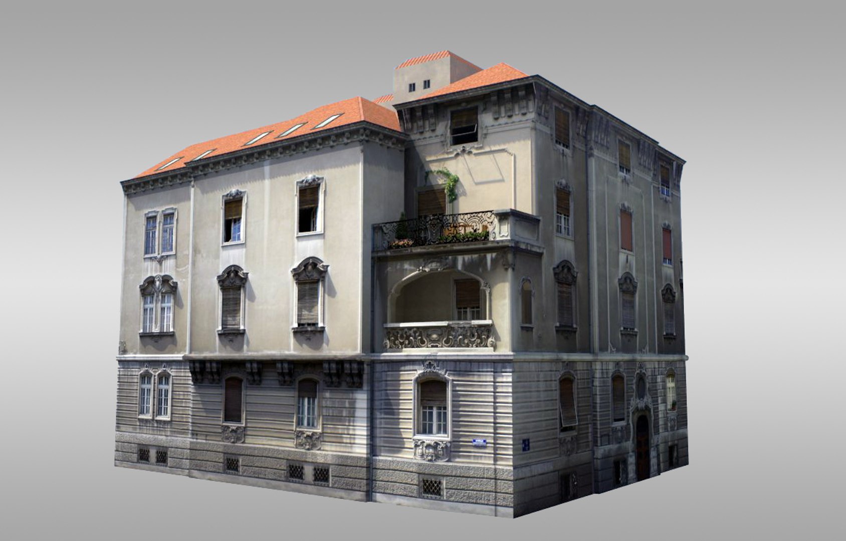 3d Baroque Villa