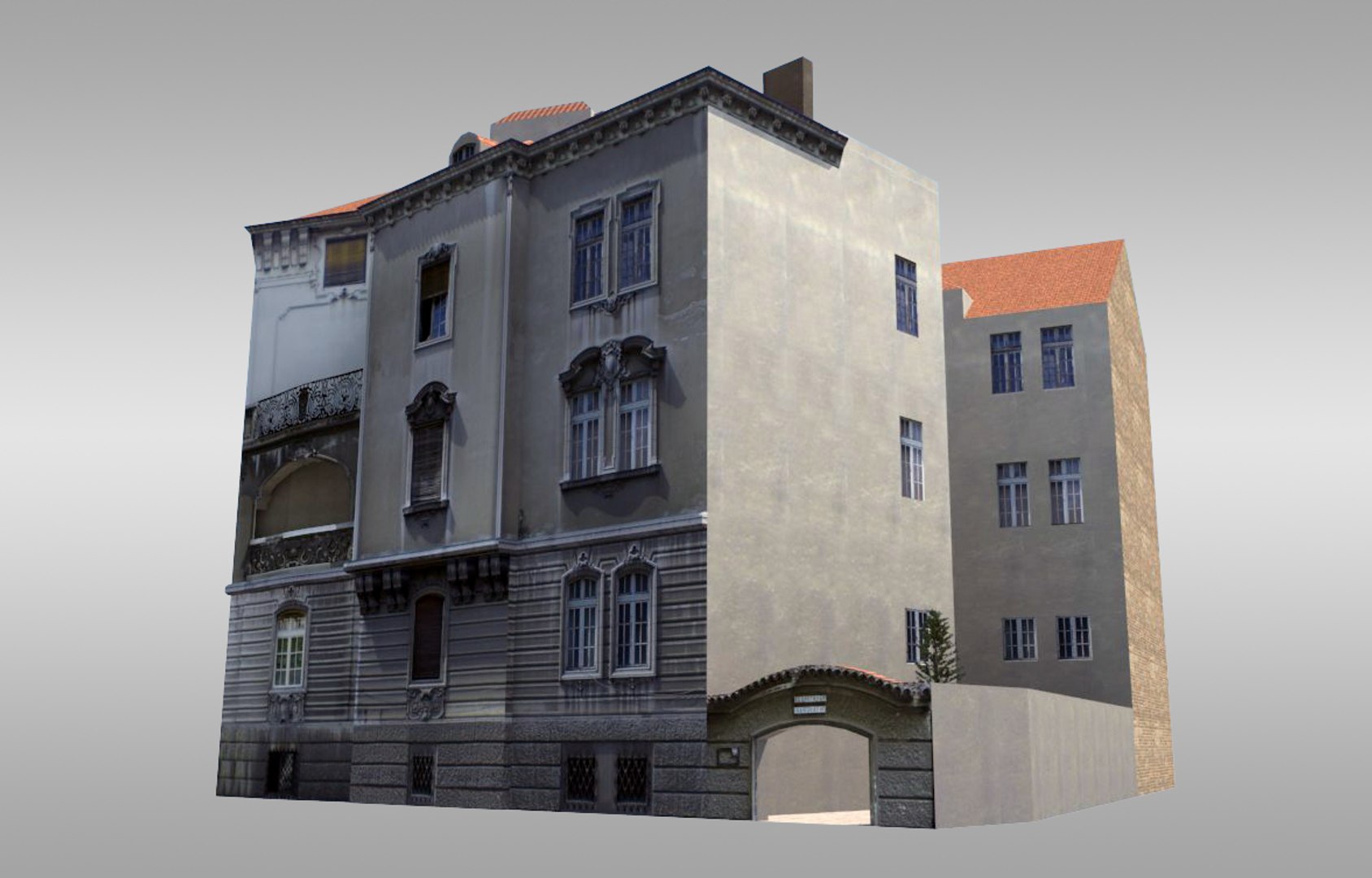 3d Baroque Villa