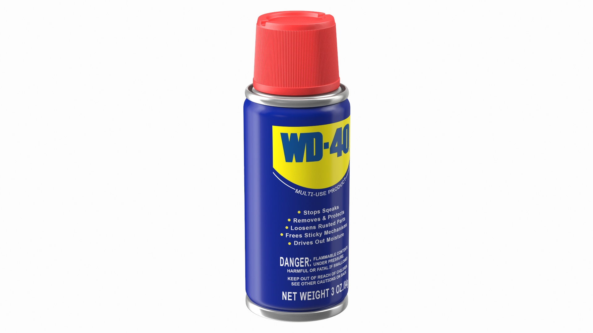 WD 40 Multi Purpose Water Displacer Aerosol Spray 3D - TurboSquid 1804884