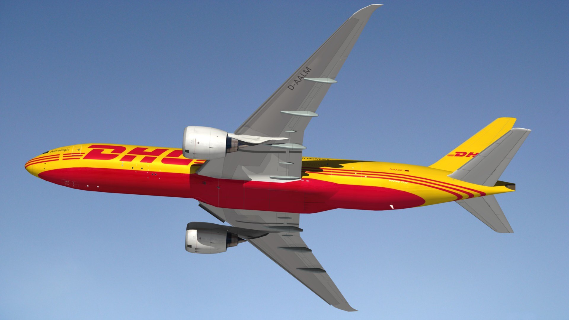 3D Boeing 777F DHL Model - TurboSquid 1877068