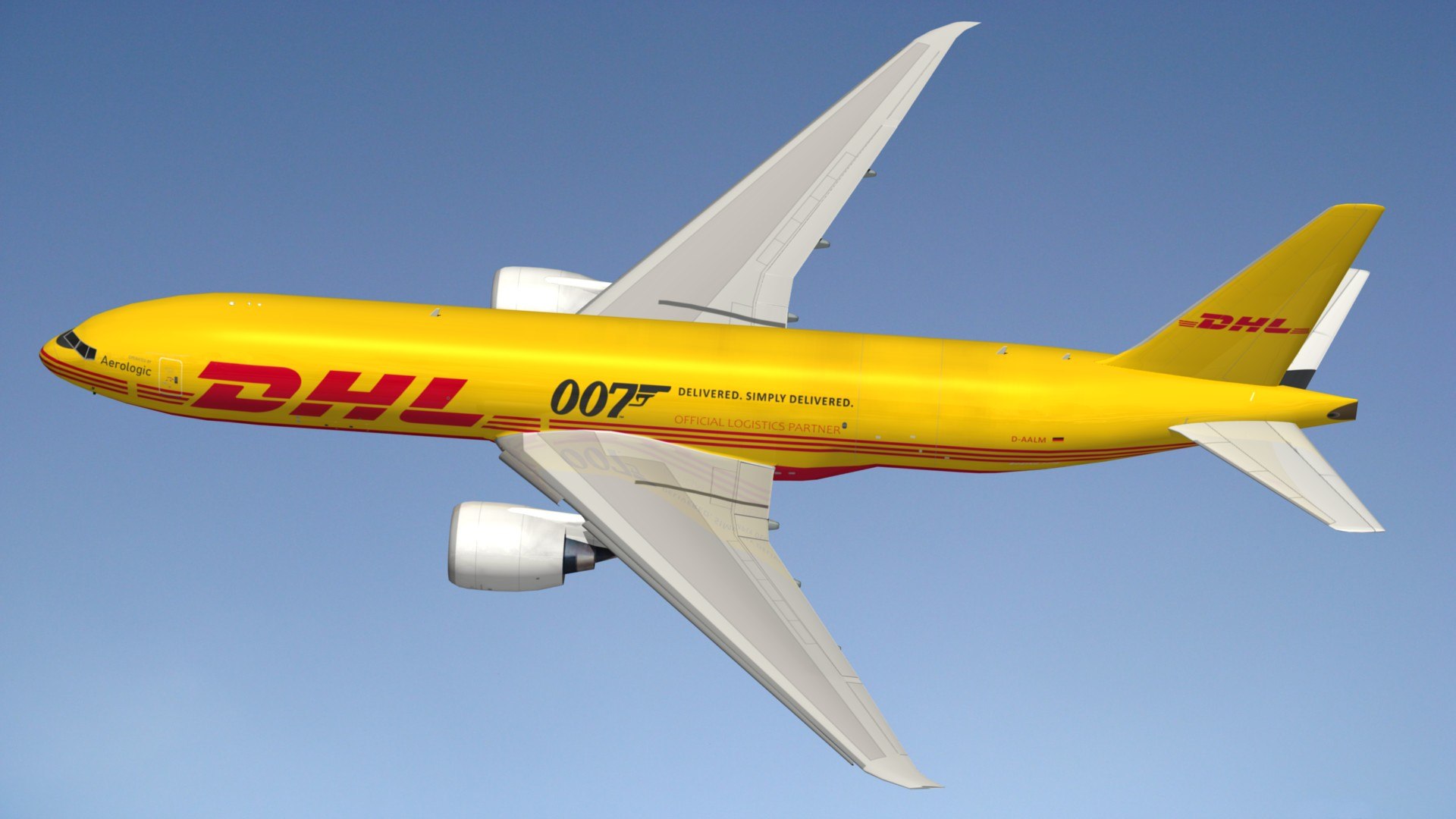 3D Boeing 777F DHL Model - TurboSquid 1877068