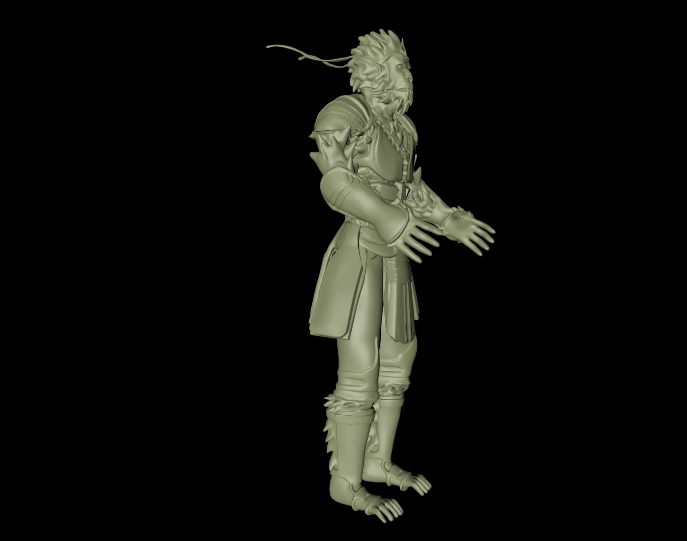 Sun Wukong Monkey King 3D Model - TurboSquid 1316030