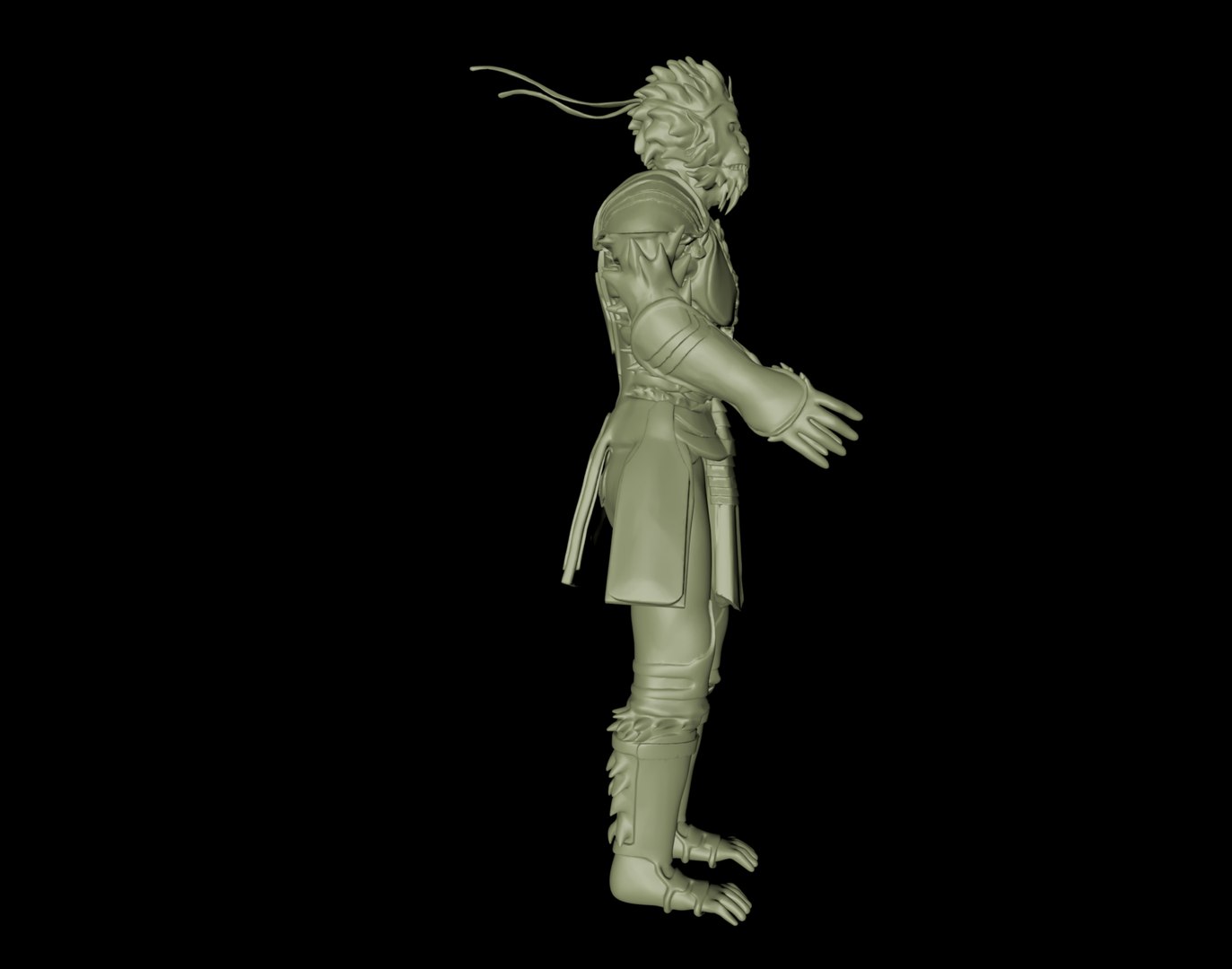 Sun Wukong Monkey King 3D Model - TurboSquid 1316030
