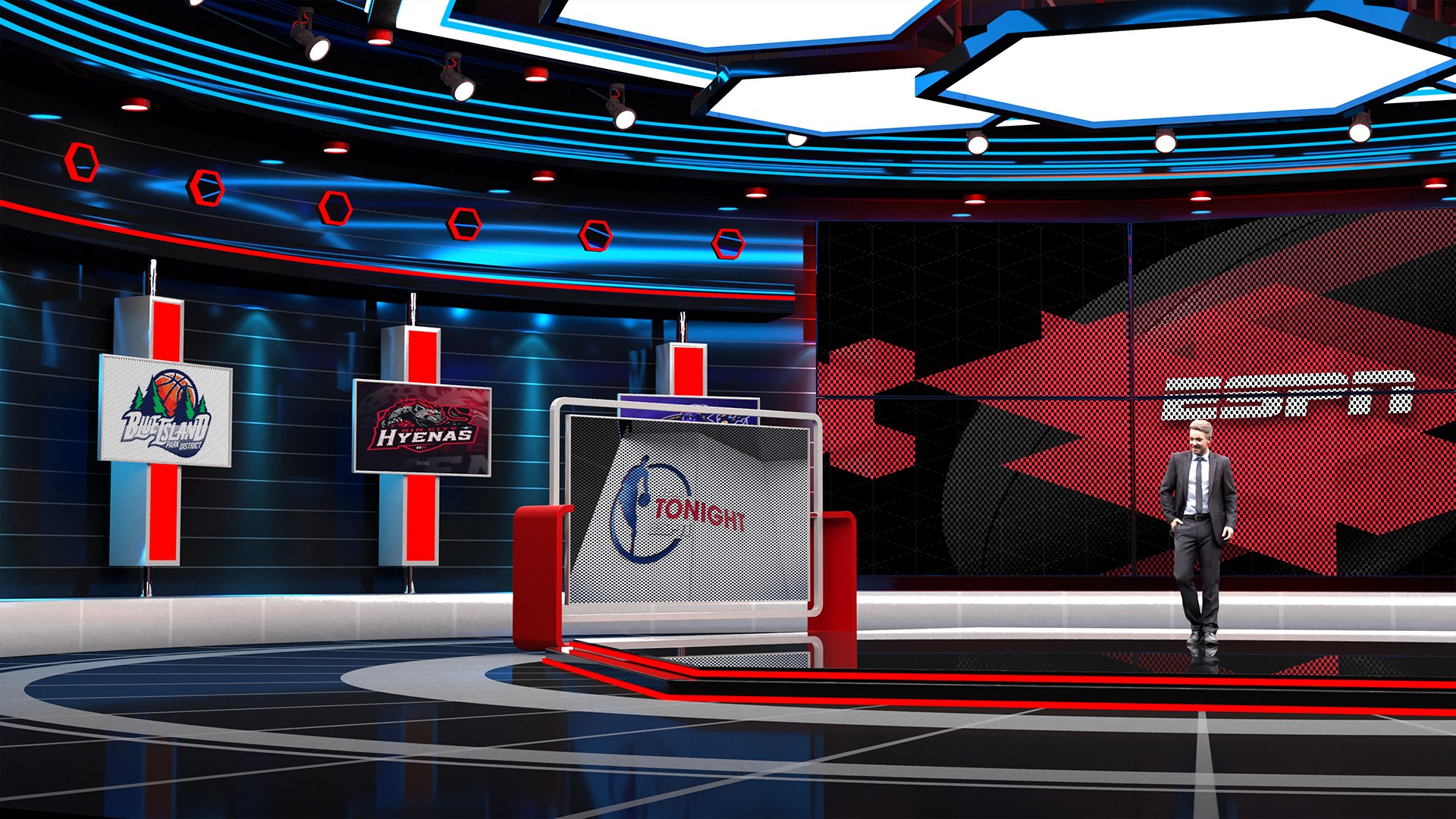 Virtual Set 3D - TurboSquid 2049576