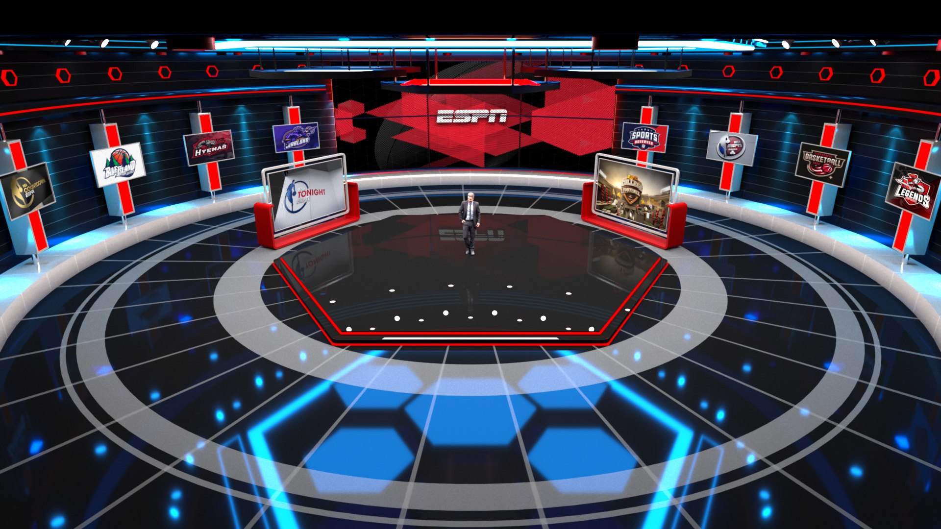 Virtual Set 3D - TurboSquid 2049576