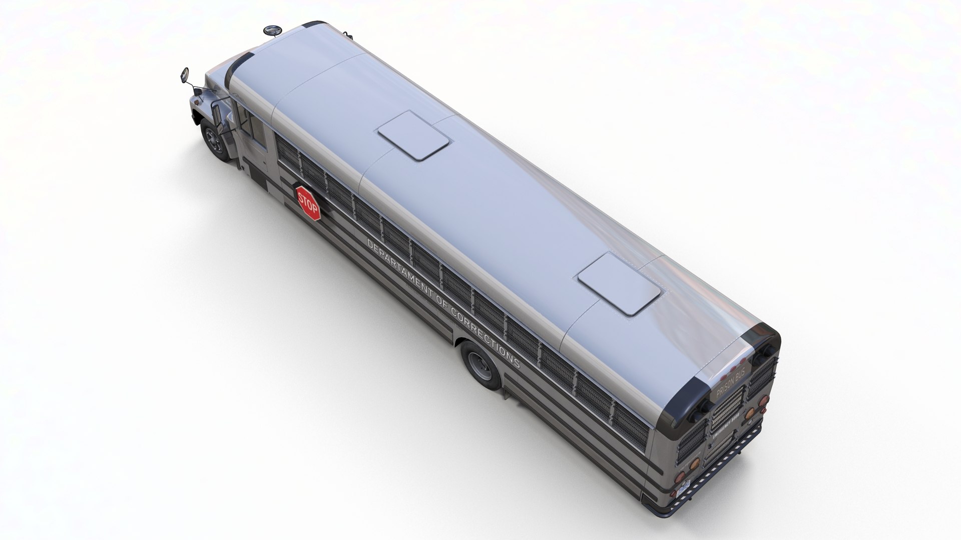 3D Model Prison Transport Bus - TurboSquid 2251614