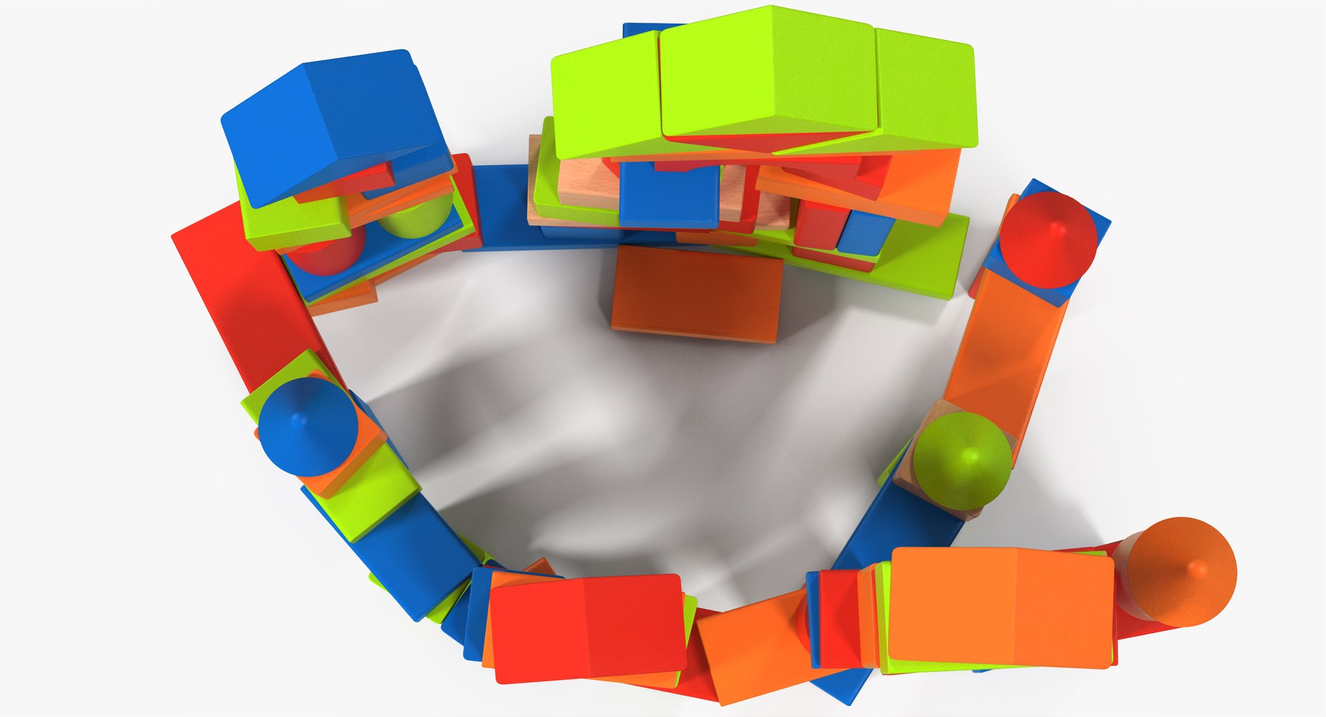 Castle wooden building block 3D model - TurboSquid 1458009