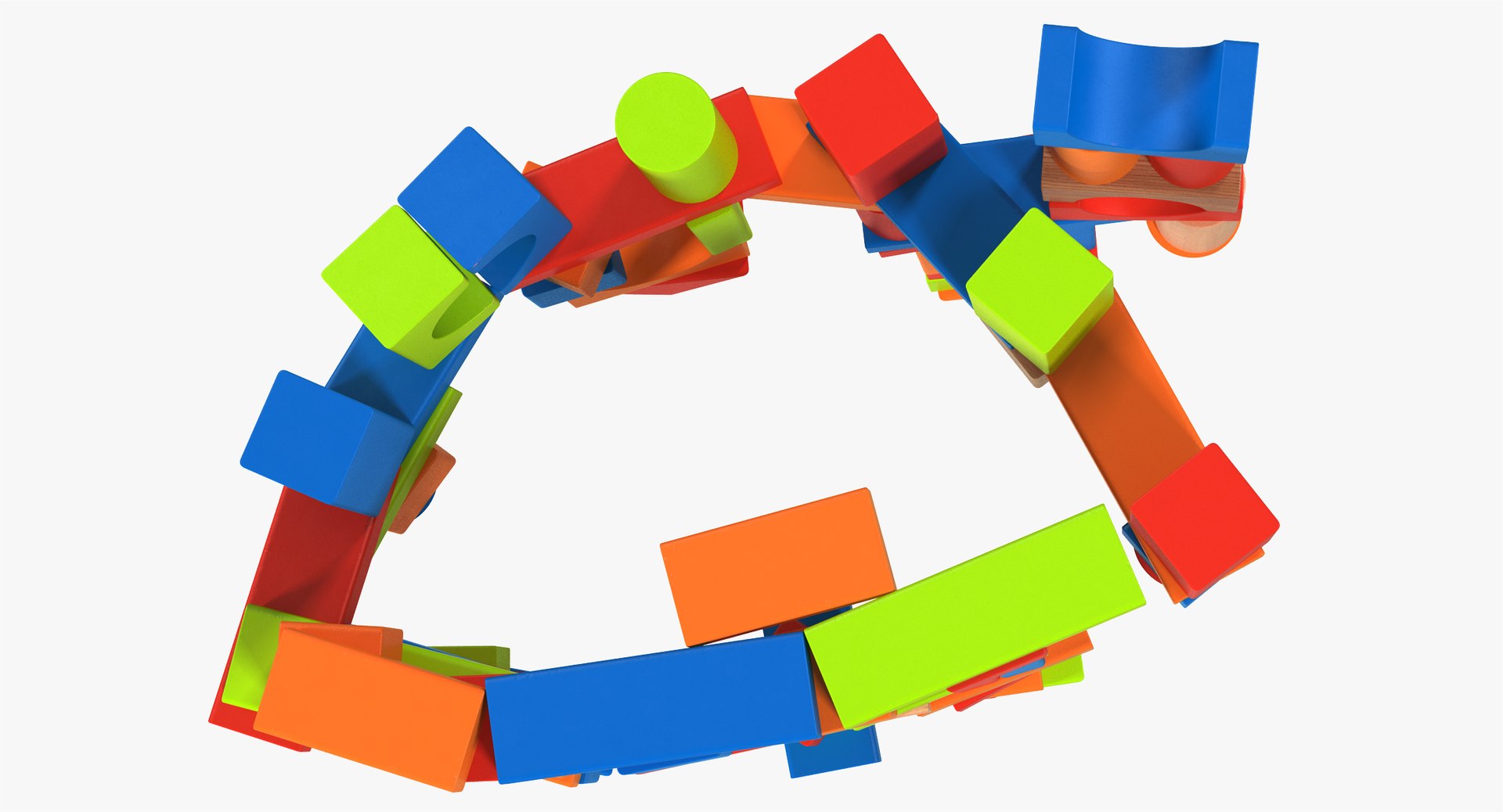 Castle wooden building block 3D model - TurboSquid 1458009