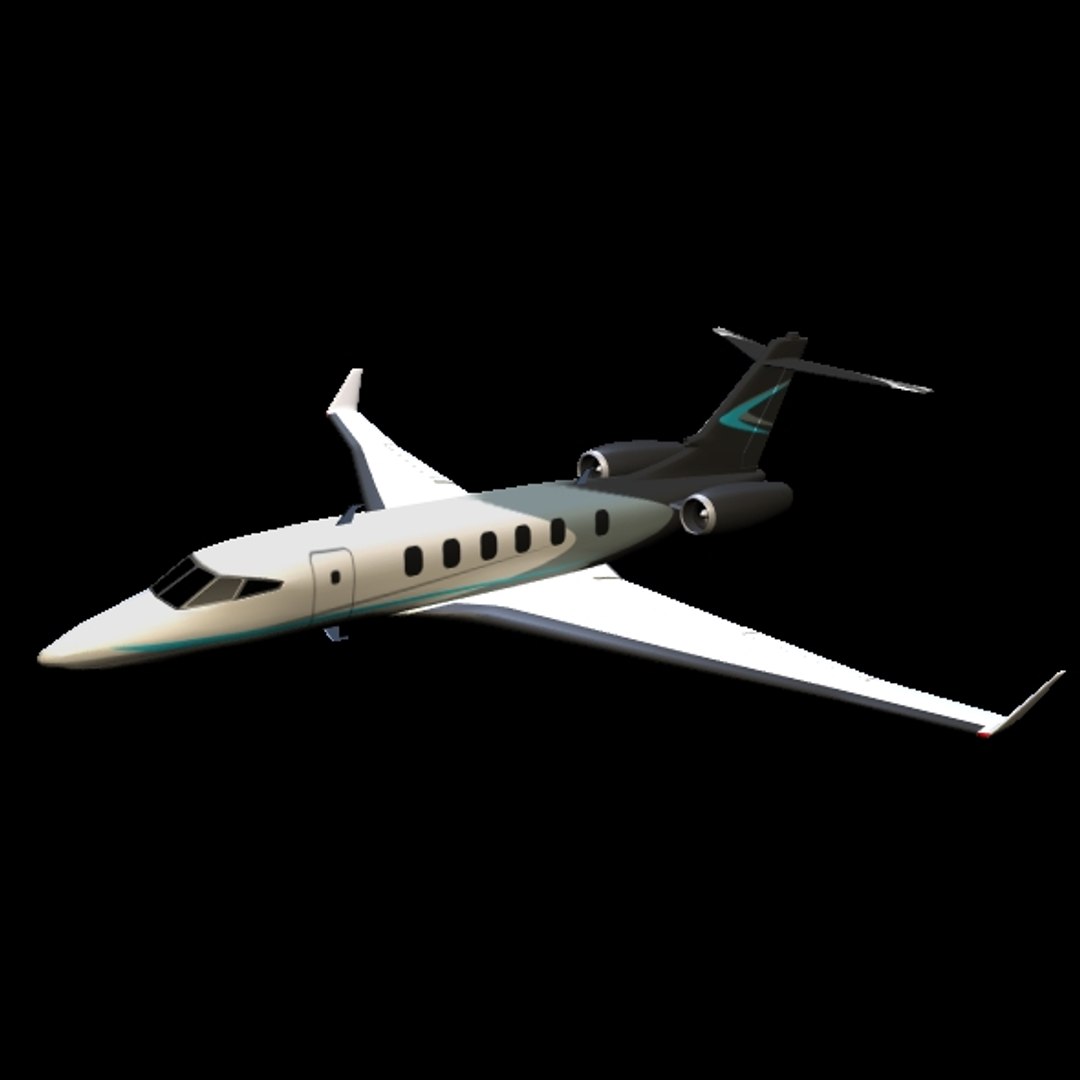 3d private jets model