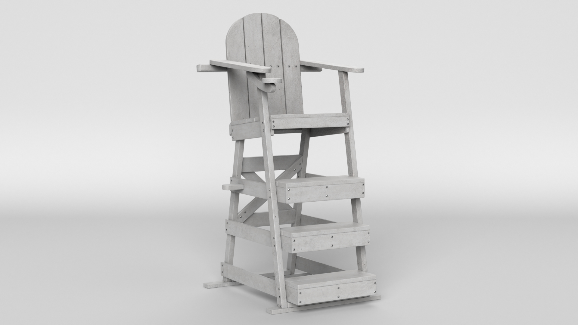 3D Lifeguard Chair - TurboSquid 1601100