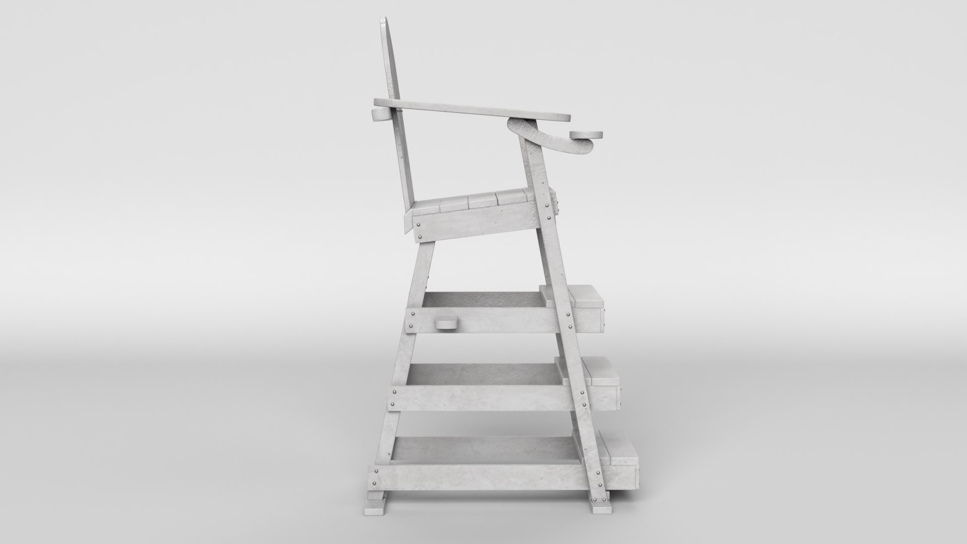 3D Lifeguard Chair - TurboSquid 1601100