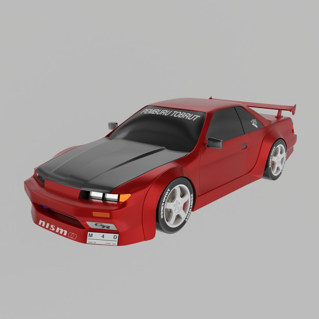 Silvia S13 3D Model - TurboSquid 2231366