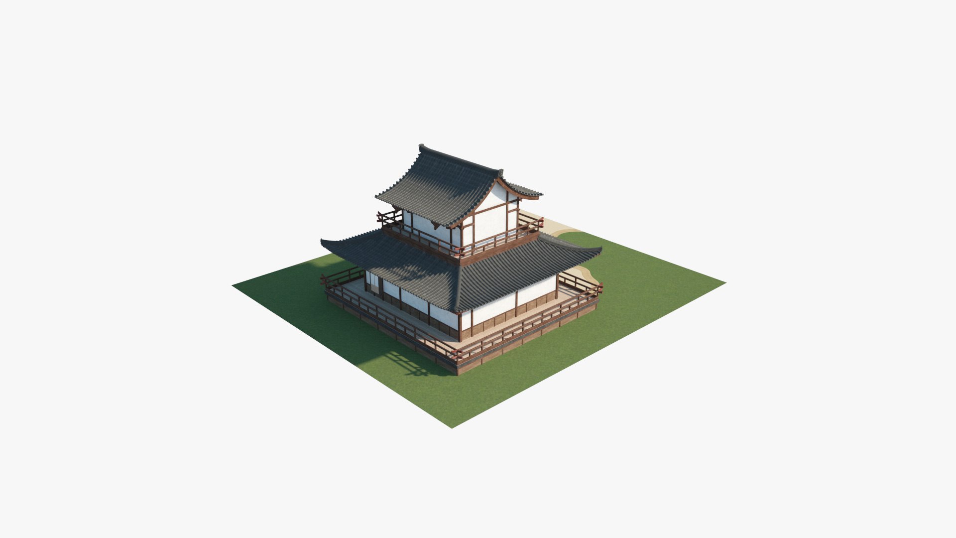 Traditional Japanese house 3D model - TurboSquid 2069569