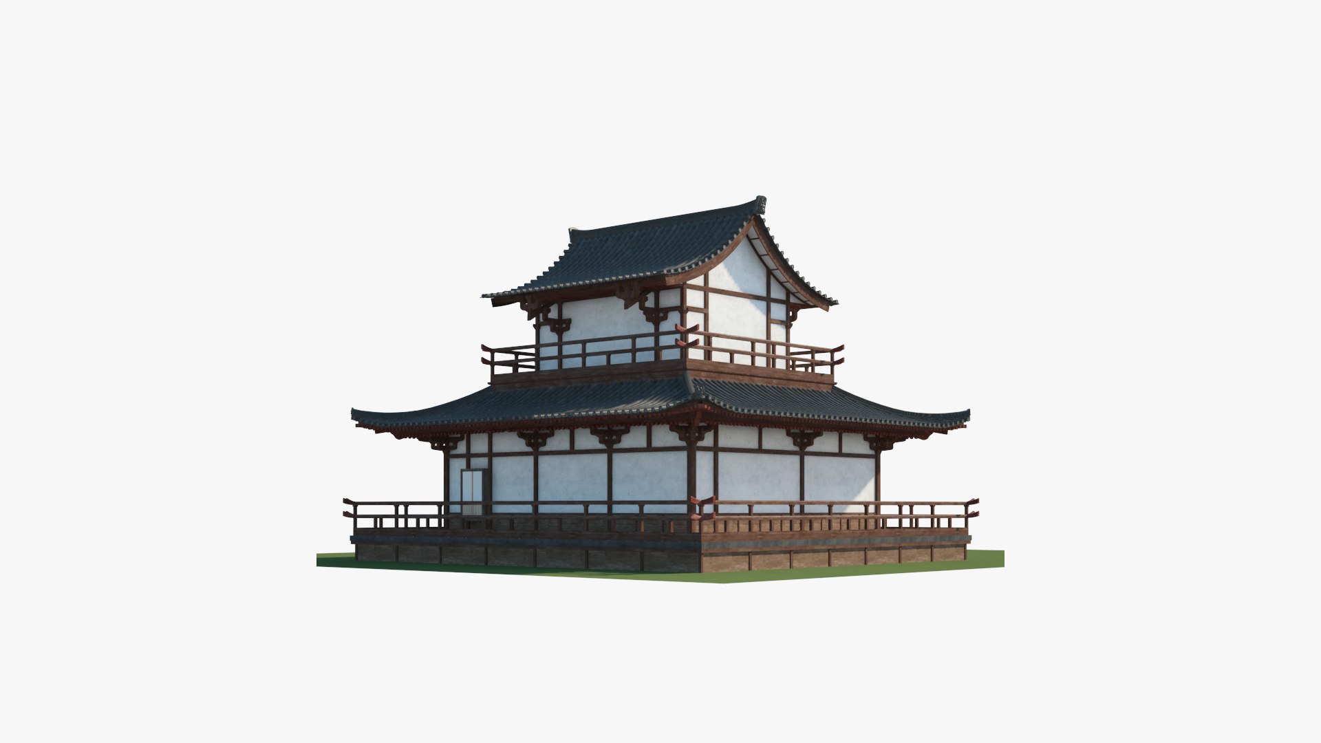 Traditional Japanese house 3D model - TurboSquid 2069569