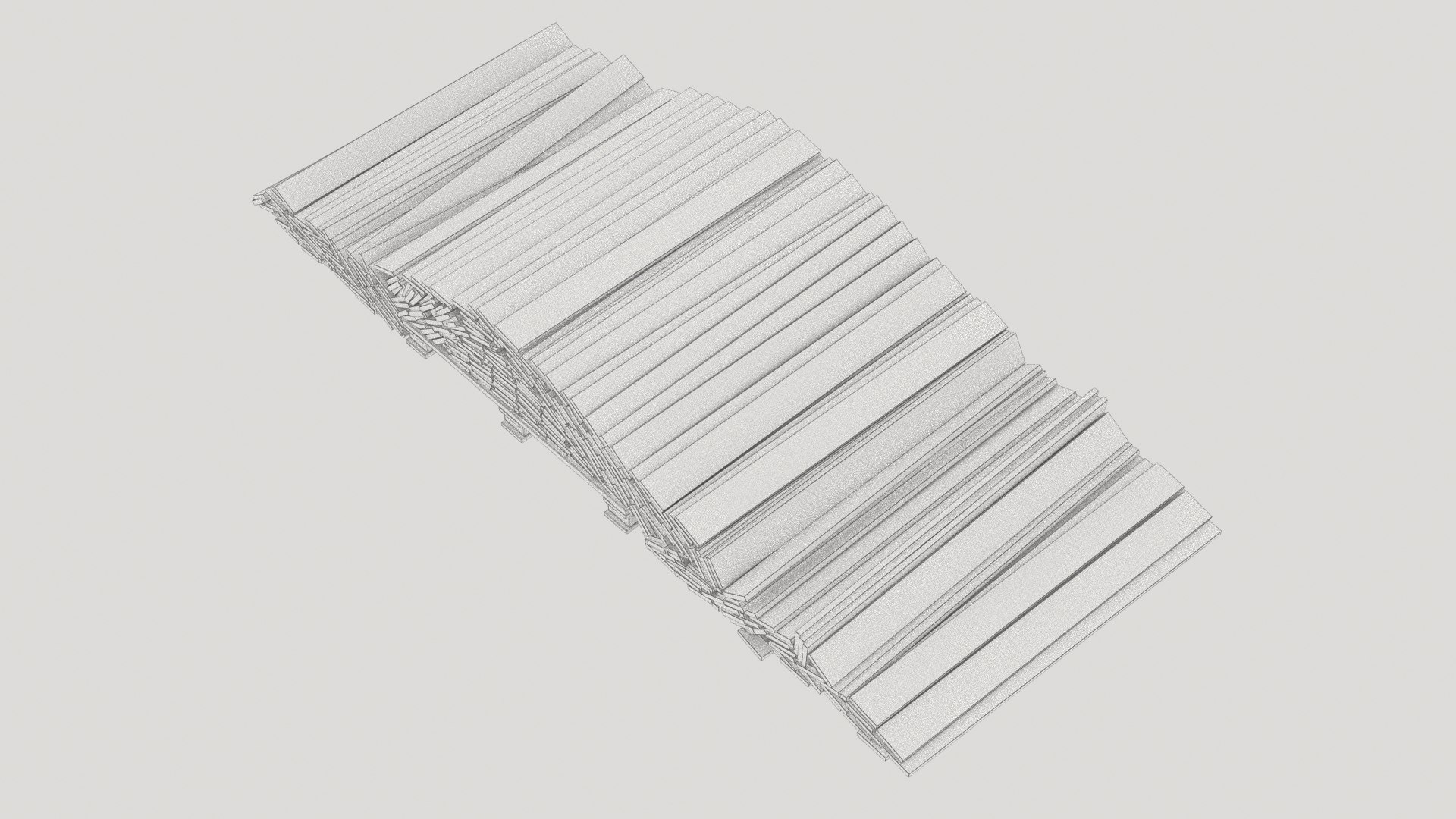 3D Planks Pile Pallet 1 - TurboSquid 1949393