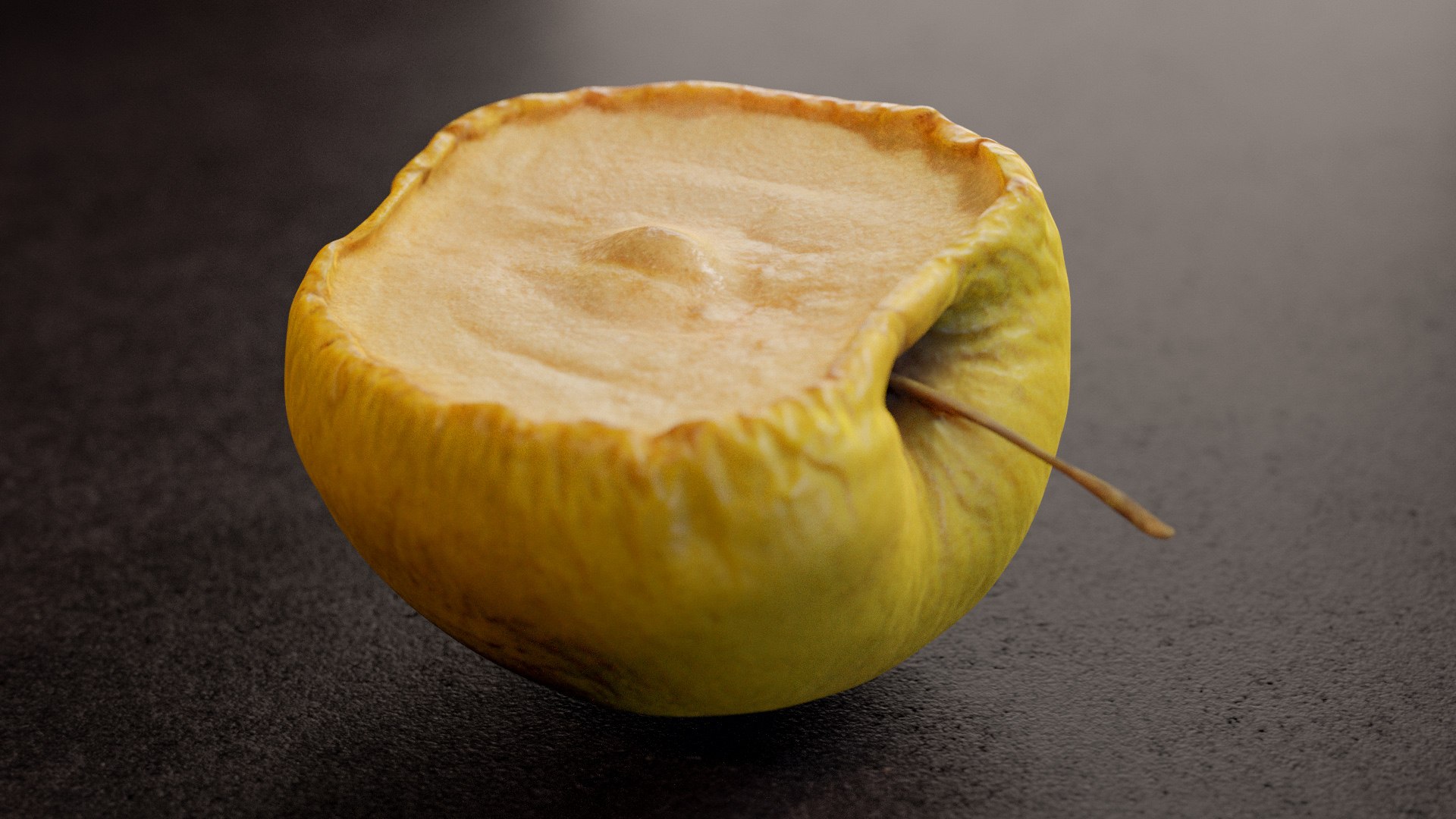 3D Yellow Apple model - TurboSquid 2122070
