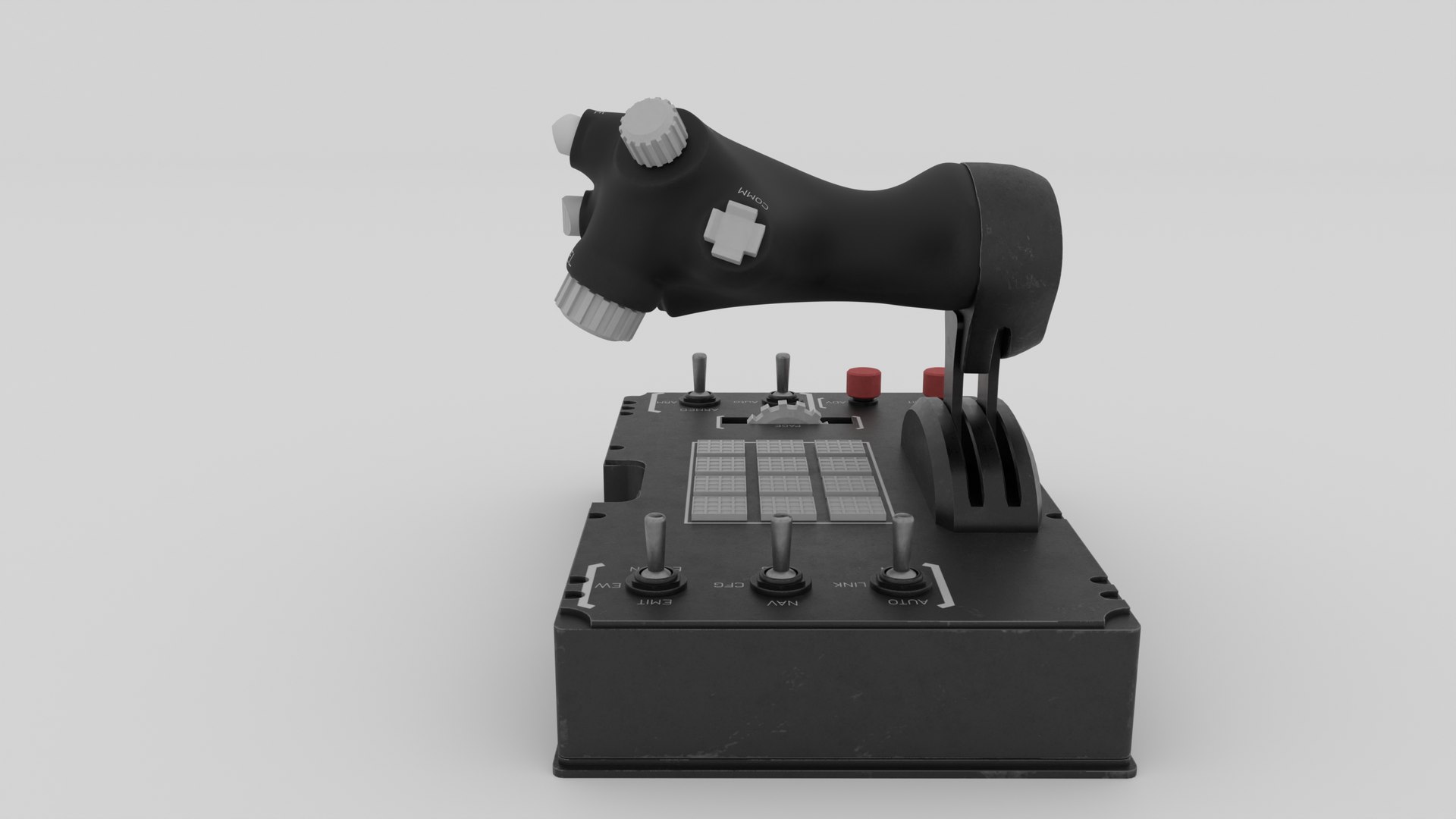 F-16 Throttle 3D Model - TurboSquid 2208166