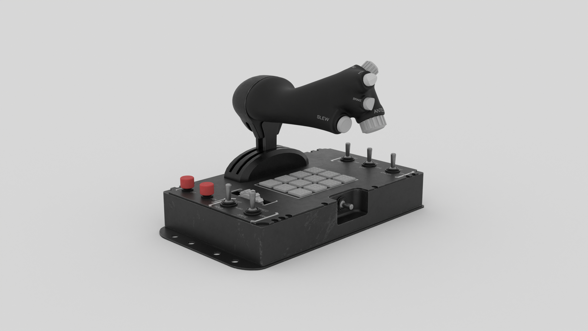 F-16 Throttle 3D Model - TurboSquid 2208166