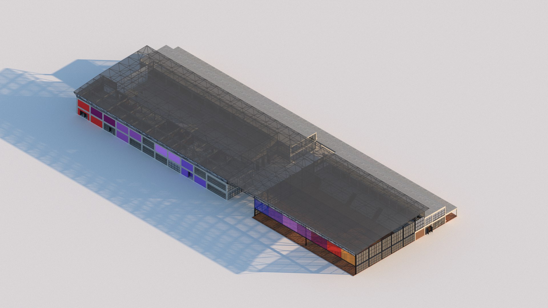 3D Cultural And Sport Center Model - TurboSquid 2220118