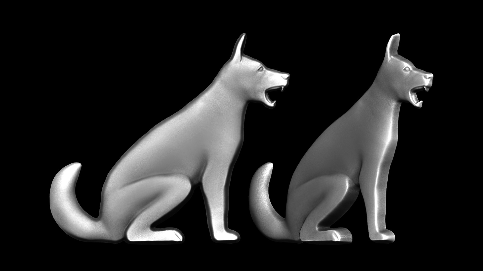Dog Art CNC- ArtCam Model - TurboSquid 1983457