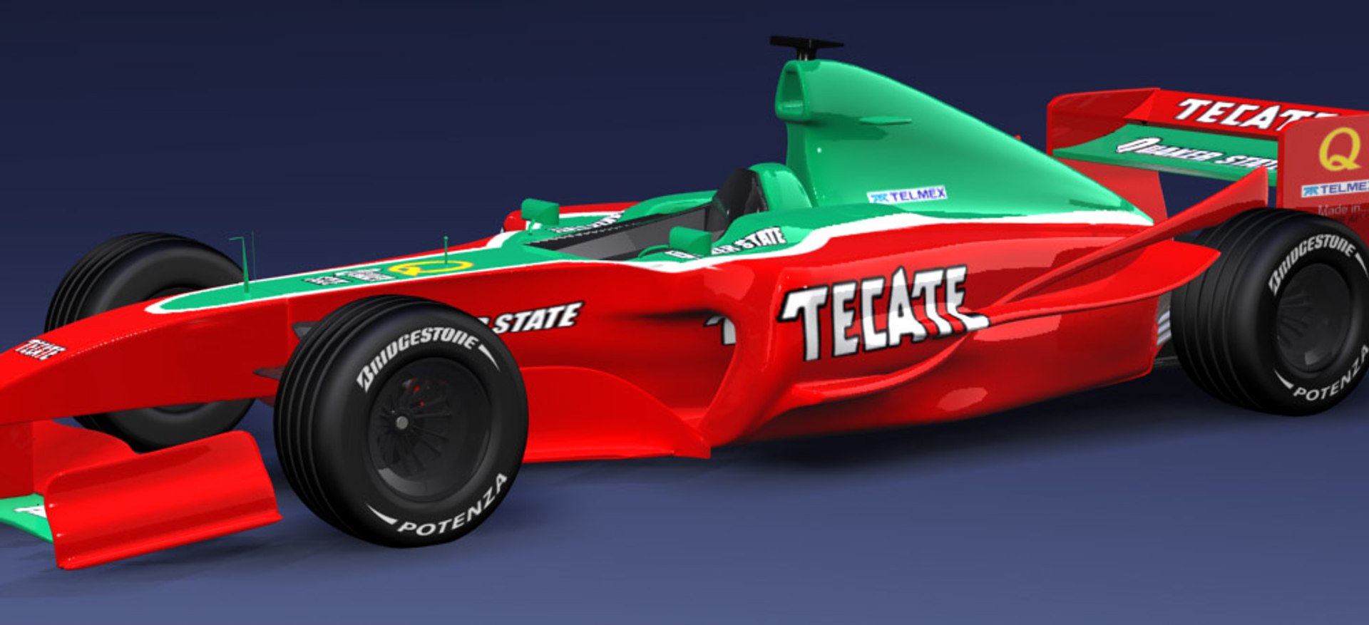 F1 Car 3d Max