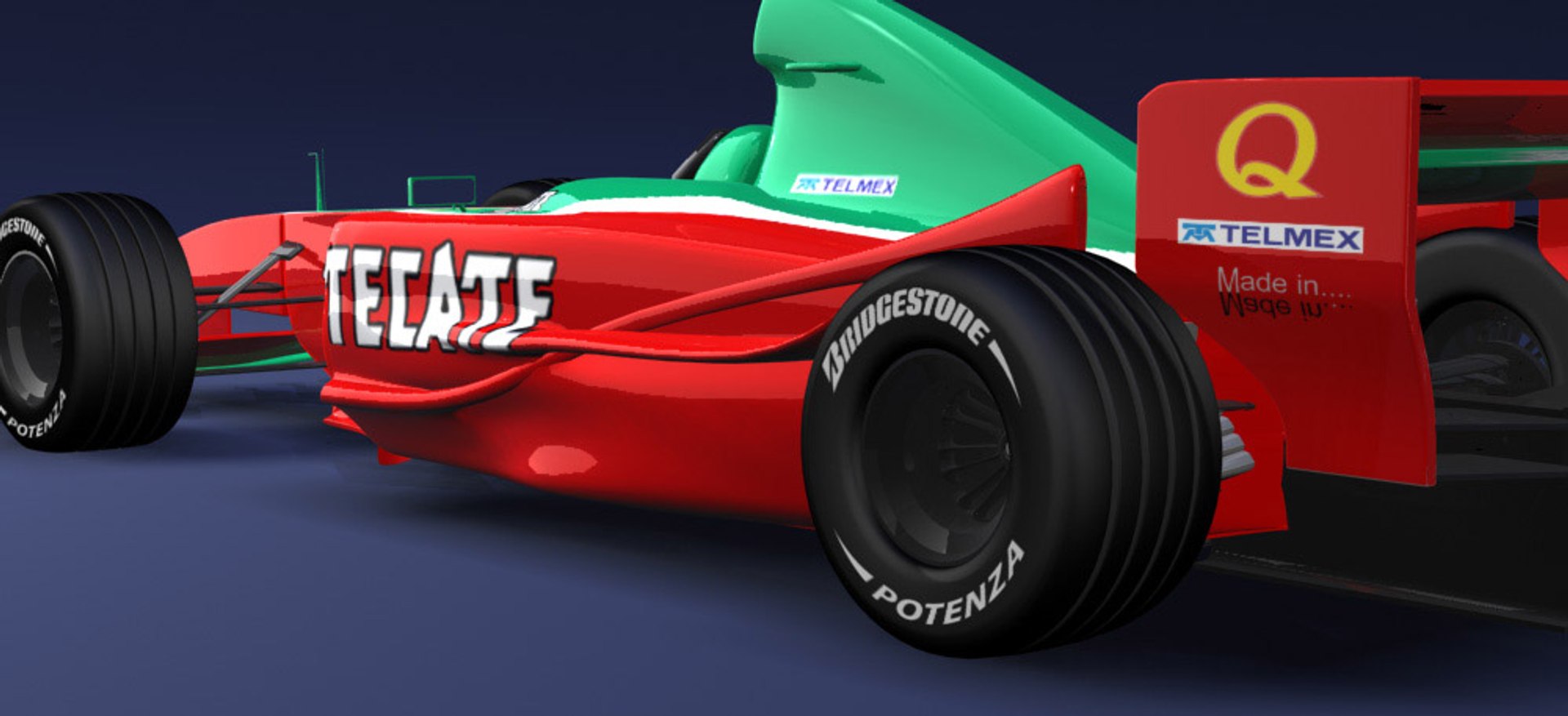 F1 Car 3d Max