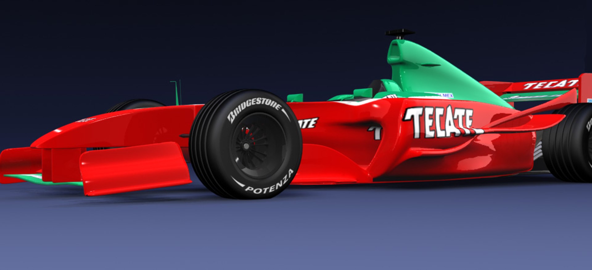 F1 Car 3d Max